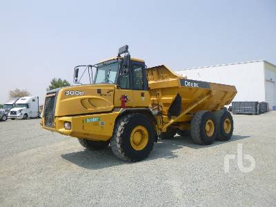 2011 JOHN DEERE 300D Series II 6x6 Articulated Dump Truck