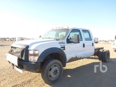 2009 FORD F550 XL Crew Cab 4x4 Cab & Chassis