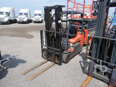 2014 TOYOTA 7FBEU20 3180 Lb Electric Forklift