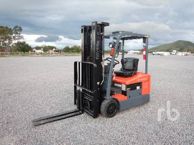 2014 TOYOTA 7FBEU15 3000 Lb Electric Forklift