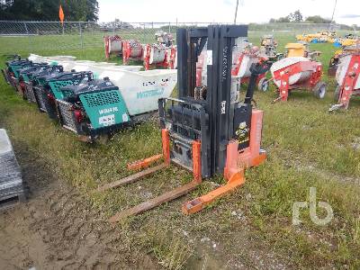 2013 TOYOTA 6BWR15 2750 Lb Walk Behind Electric Forklift