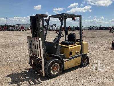 2002 Yale GP050 4850 lb Dual Fuel Pneumatic Tire Forklift