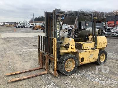 1995 Hyster H80 8100 lb LPG Pneumatic Tire Forklift