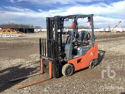 2016 Toyota 8FGCSU20 3450 lb Cushion Tire Forklift
