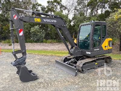 2021 Volvo EC55DAG Mini Excavator (Unused)